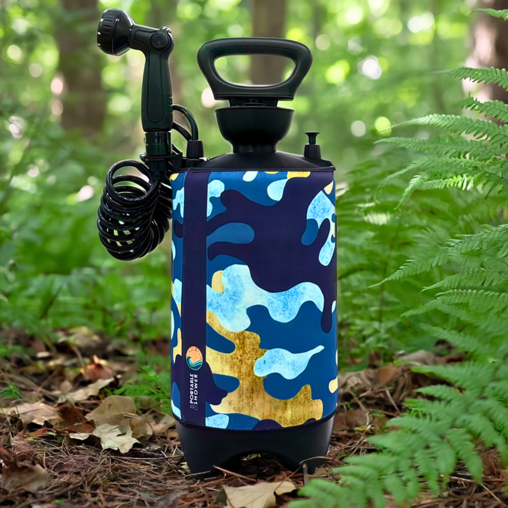 Portable Shower PRO Chill Chameleon 10L – Drink-Safe & Off-Grid Cool ...